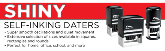 Shiny Printer Self-Inking Daters